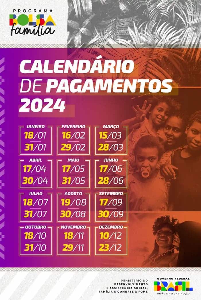 Veja O Calendário De Pagamentos Do Bolsa Família Em 2024