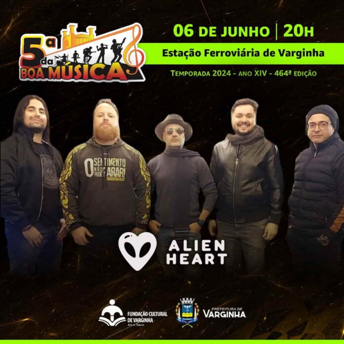 5ª da Boa Música apresenta Banda Alien Heart nesta quinta | Varginha ...