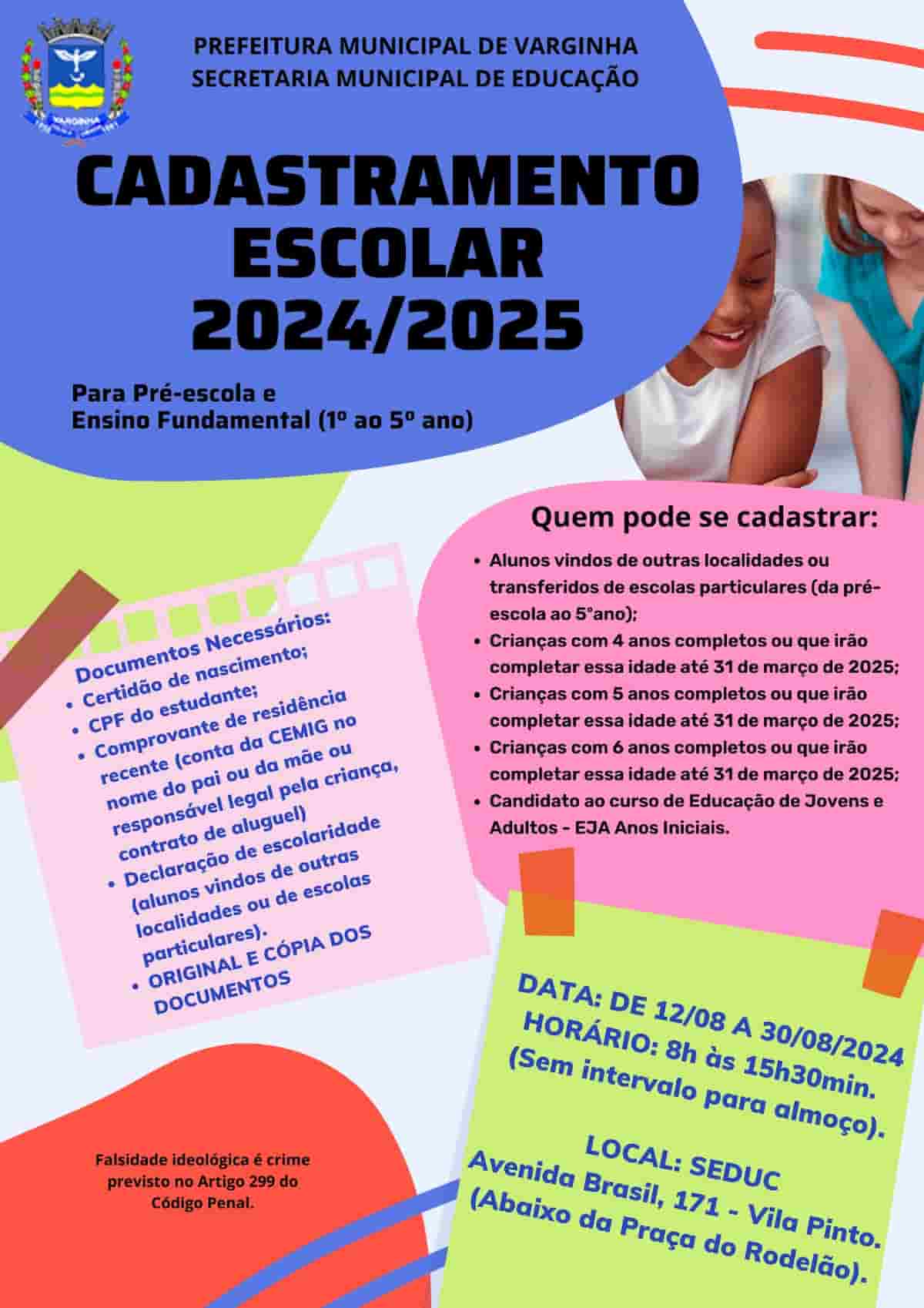 Veja como fazer o Cadastro Escolar para estudar nas Escolas Municipais ...
