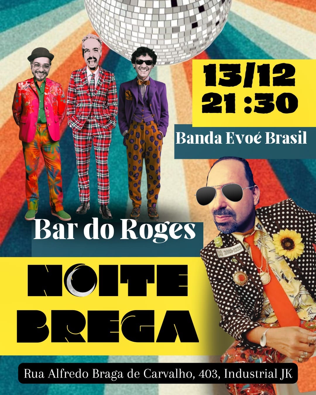 Noite Brega no Bar do Roges com show da banda Evoé Brasil é neste sábado | SHOWS | Varginha Digital
